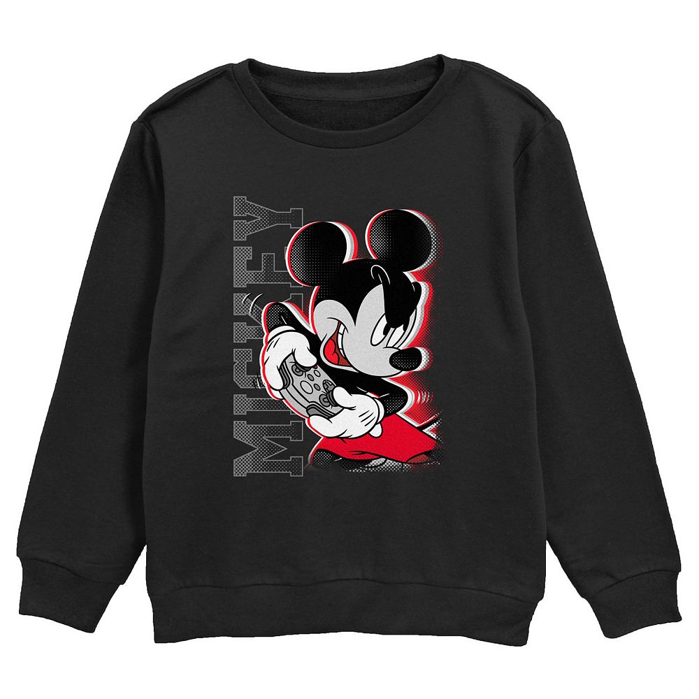 Boys Mickey Mouse Serious Gamer Graphic Fleece