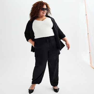 Plus Size Rachel Roy Soft Cargo Pants
