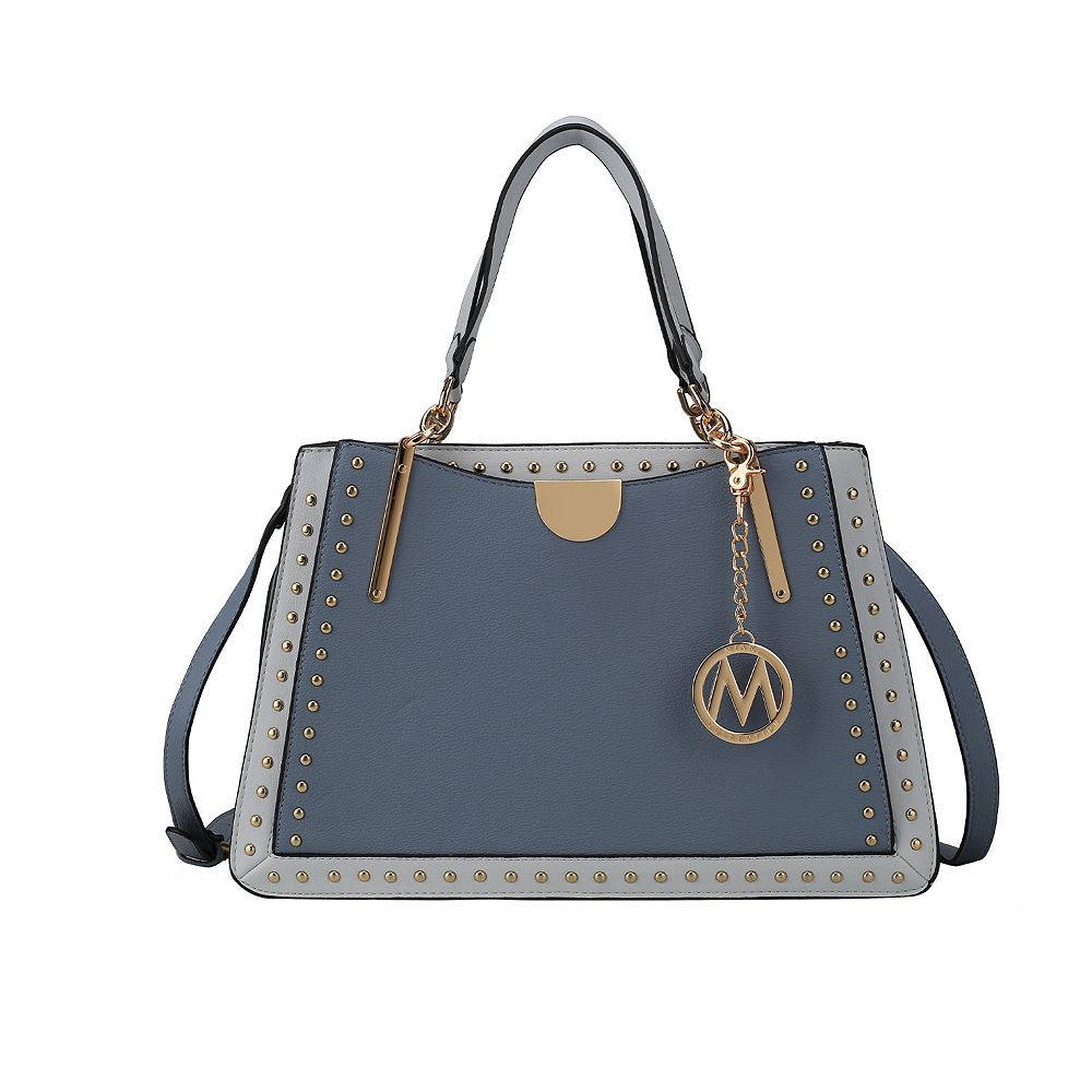Mkf Collection Aubrey Color Block Multi Compartment Satchel Handbag By ...