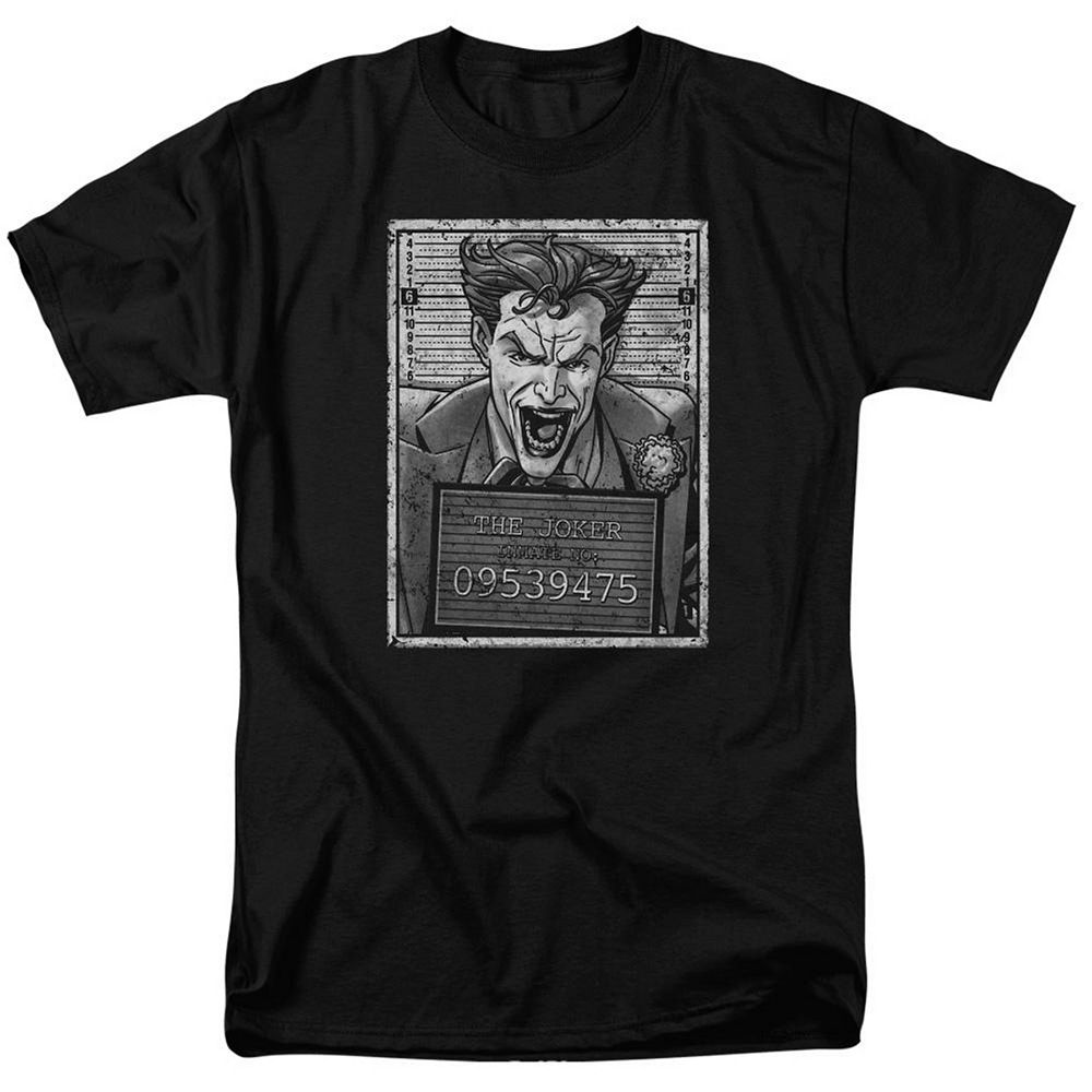 Batman Joker Inmate Short Sleeve Adult T-shirt