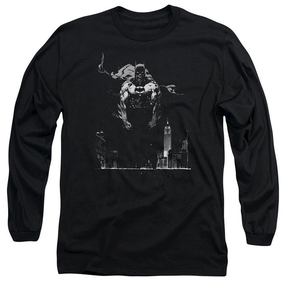 Batman Dirty City Long Sleeve Adult T-shirt