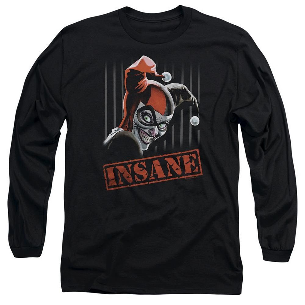Batman Insane Long Sleeve Adult T-shirt