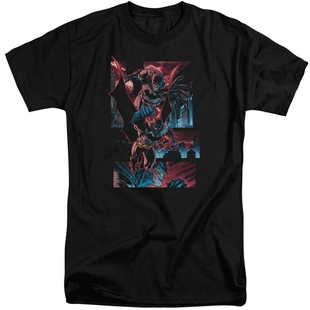 Batman Dark Knight Panels Short Sleeve Adult Tall T-shirt
