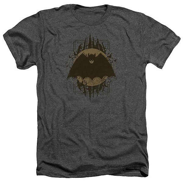 Batman Crest Adult Heather T-shirt