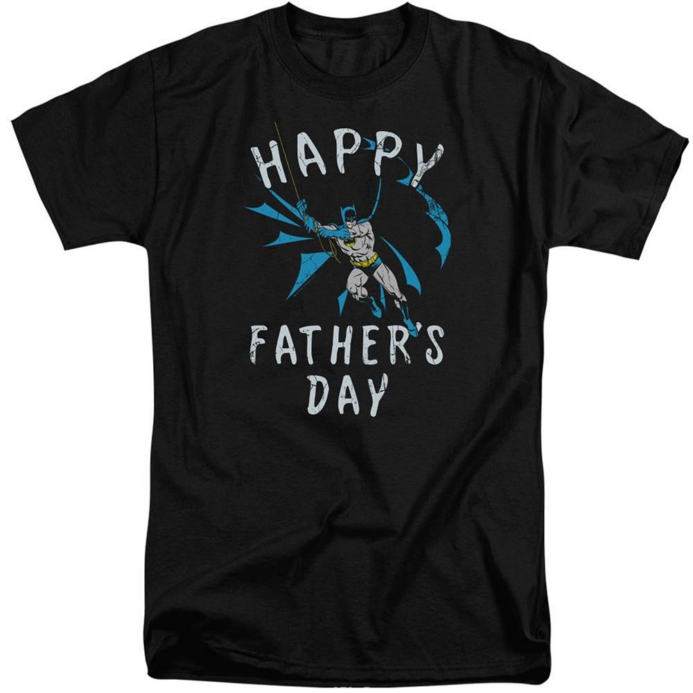 Batman Fathers Day Short Sleeve Adult Tall T-shirt