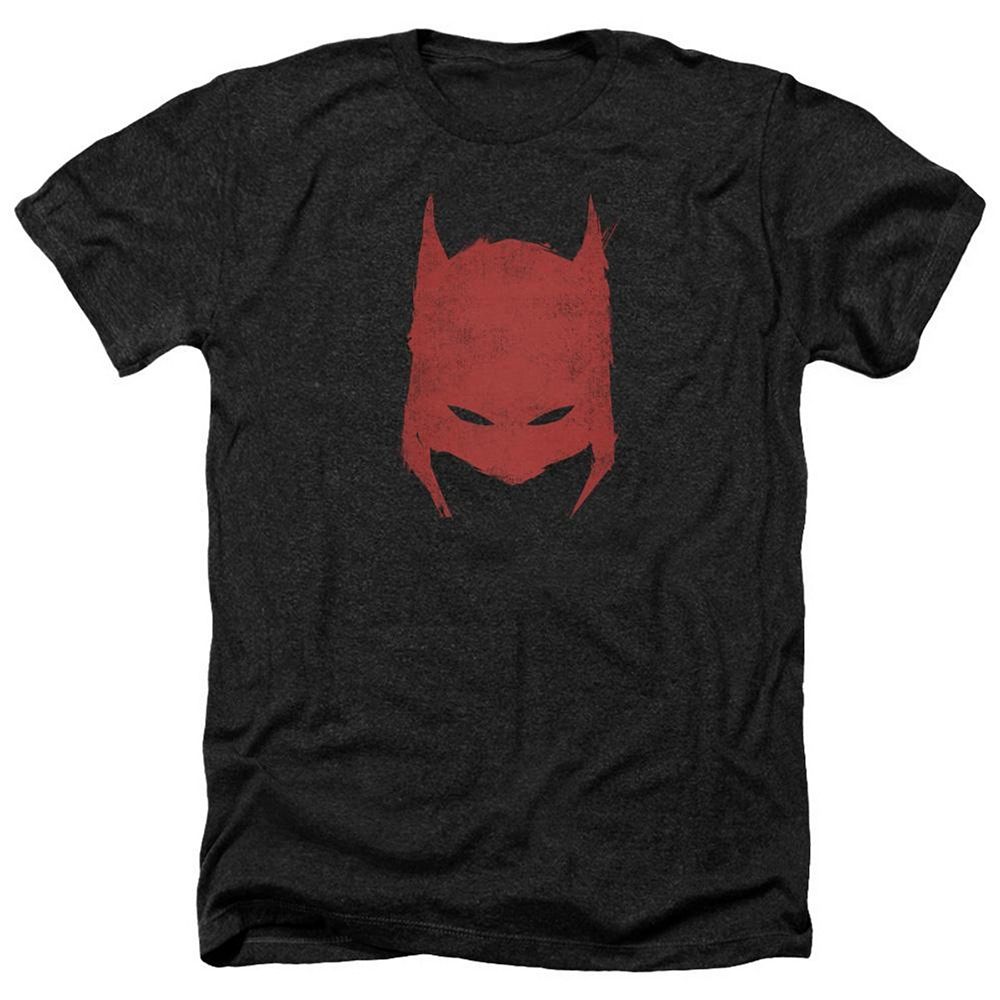 Batman Hacked & Scratched Adult Heather T-shirt