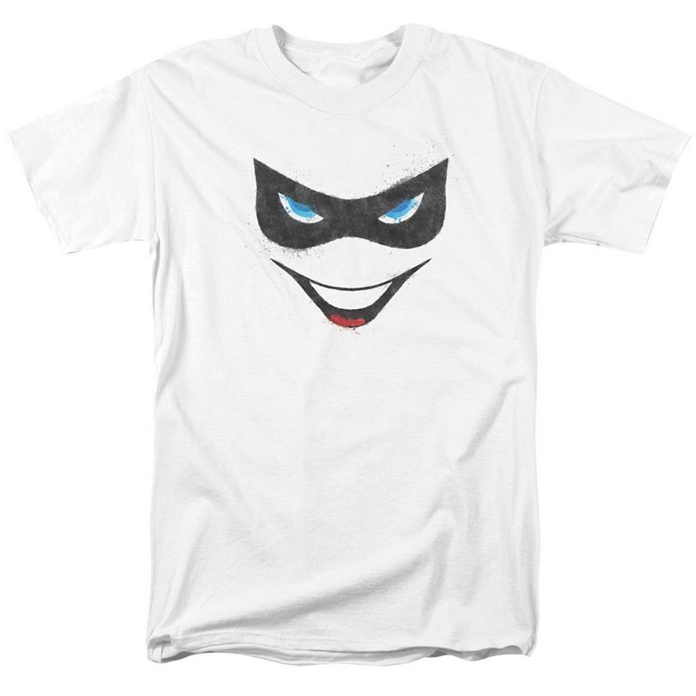 Batman Harley Face Short Sleeve Adult T-shirt