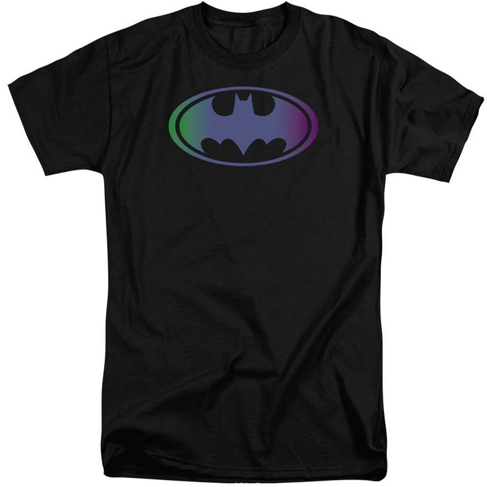 Batman Gradient Bat Logo Short Sleeve Adult Tall T-shirt