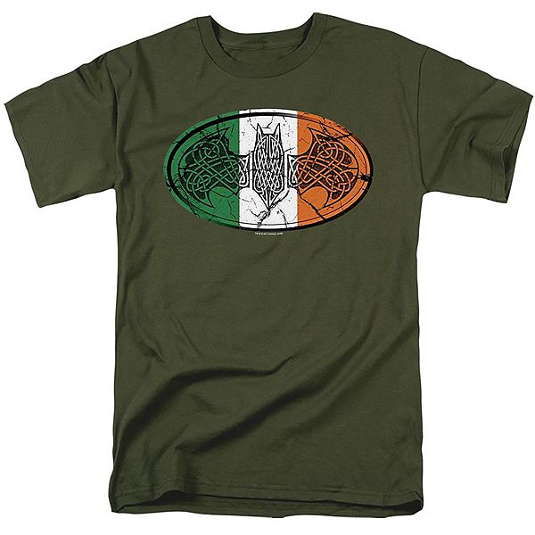 Batman Irish Celtic Symbol Short Sleeve Adult T-shirt