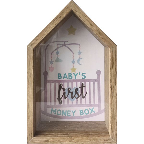"Baby's First Money Box" Bank Tabletop Decor