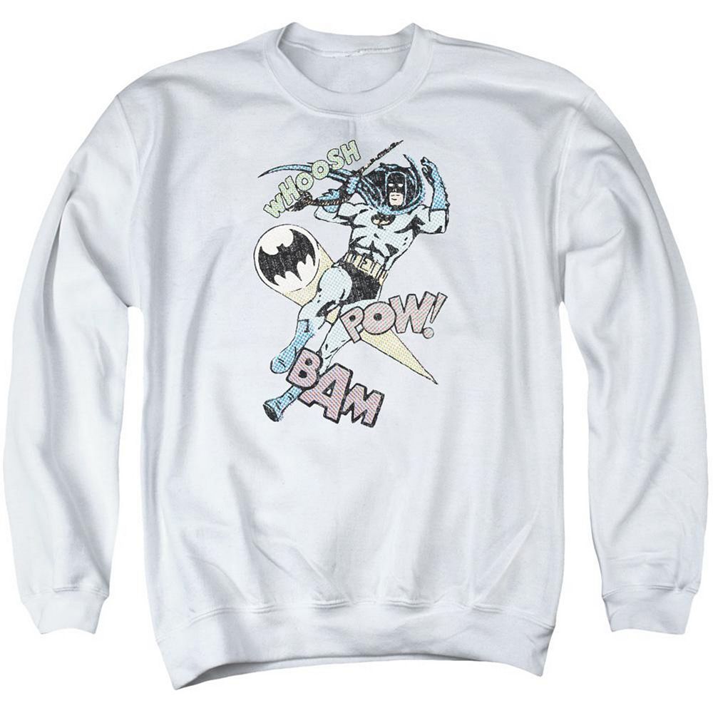 Batman Halftone Swing Adult Crewneck Sweatshirt