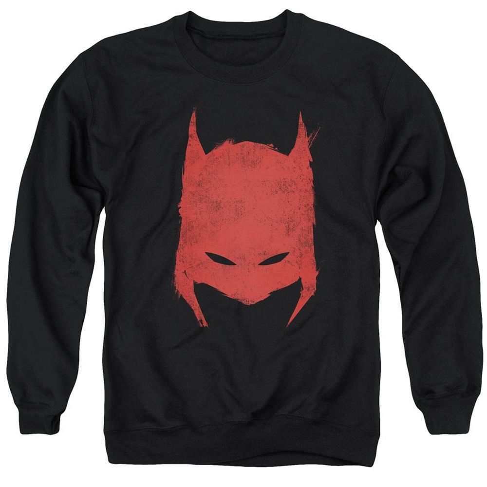 Batman Hacked & Scratched Adult Crewneck Sweatshirt