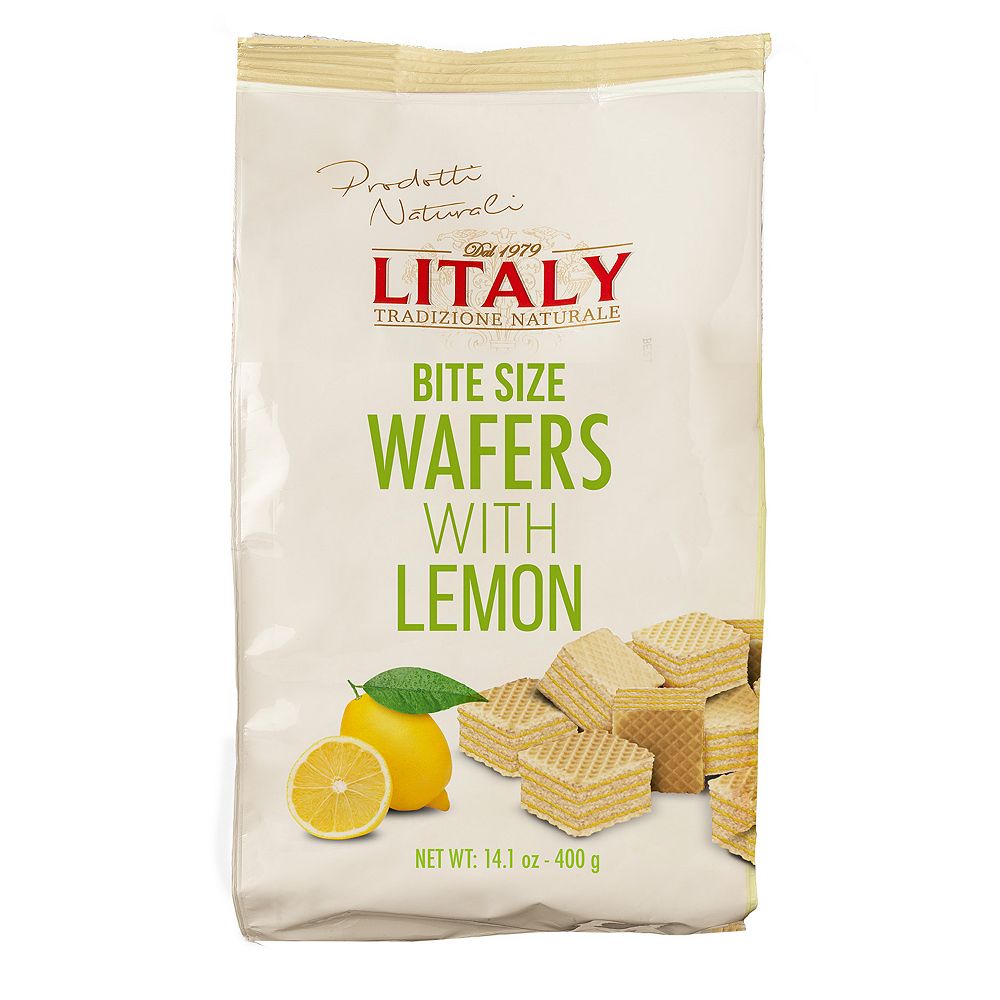 Litaly Bite Size Wafers With Lemon