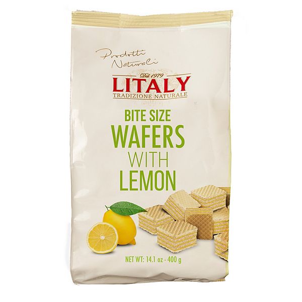 Litaly Bite Size Wafers With Lemon