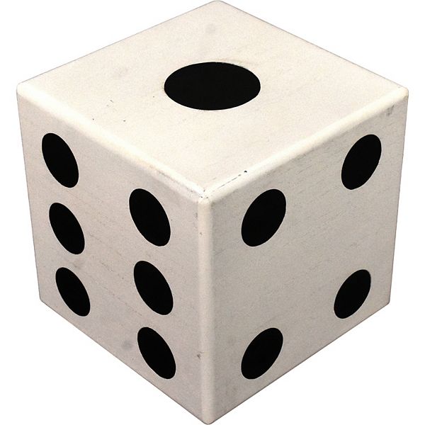 Oversized Wooden Dice Table Decor