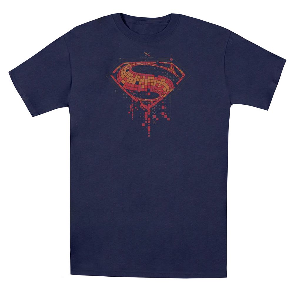 Batman V Superman Tech Super Logo Short Sleeve Adult T-shirt