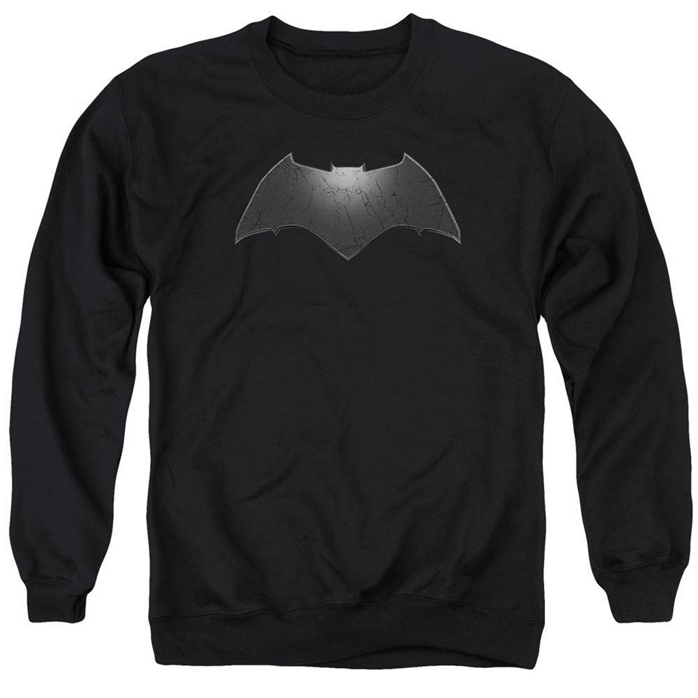Batman V Superman Beveled Bat Logo Adult Crewneck Sweatshirt