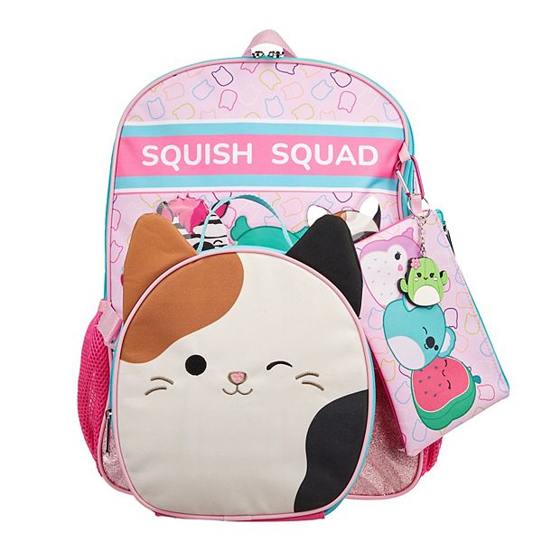 Squishmallows 5 pc Backpack Set
