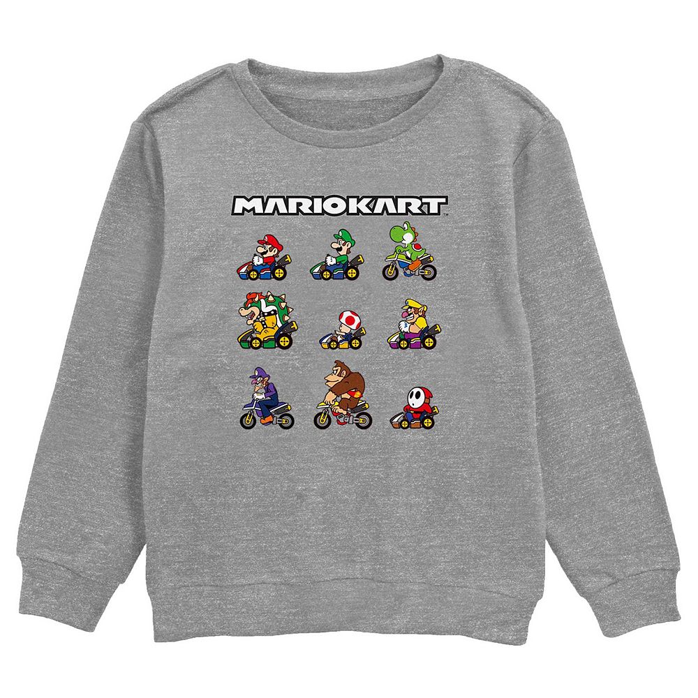 Boys Mario Kart Racers Lineup Graphic Fleece