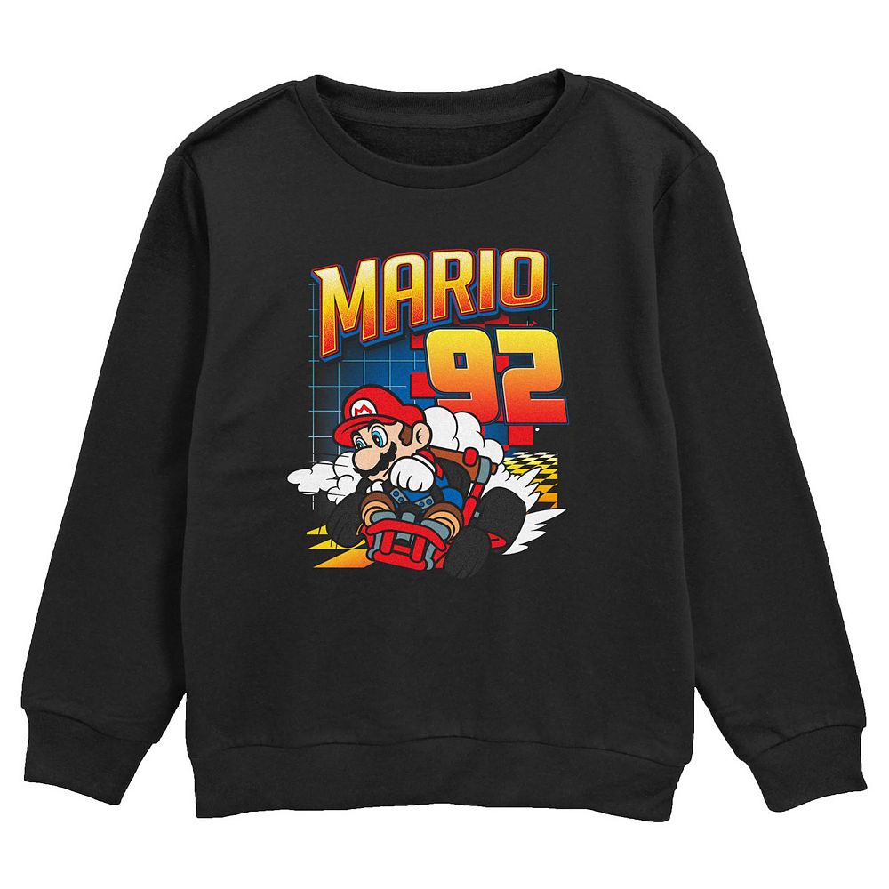Boys Mario Kart Racing Mario 92 Graphic Fleece
