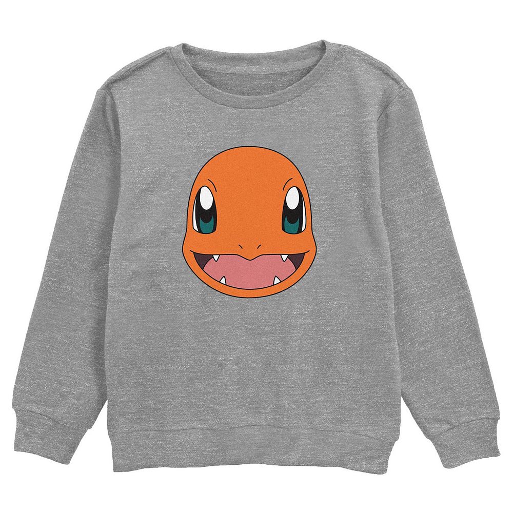 Boys Pokemon Charmander Smiley Face Graphic Fleece