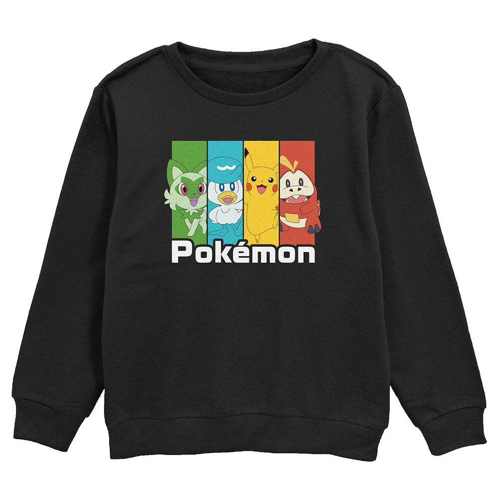 Boys Pokemon New Starters Banners Graphic Fleece