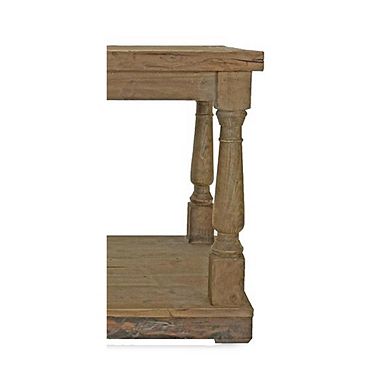 Balustrade End Table Salvaged Wood