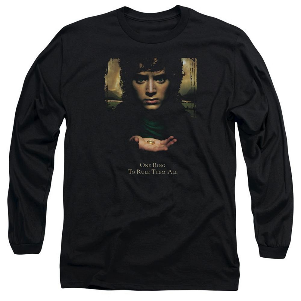 Lord Of The Rings Frodo One Ring Long Sleeve Adult T-shirt