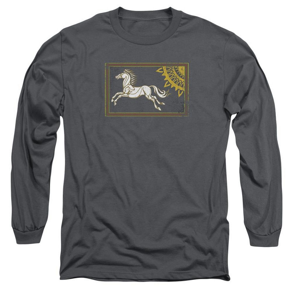 Lord Of The Rings Rohan Banner Long Sleeve Adult T-shirt