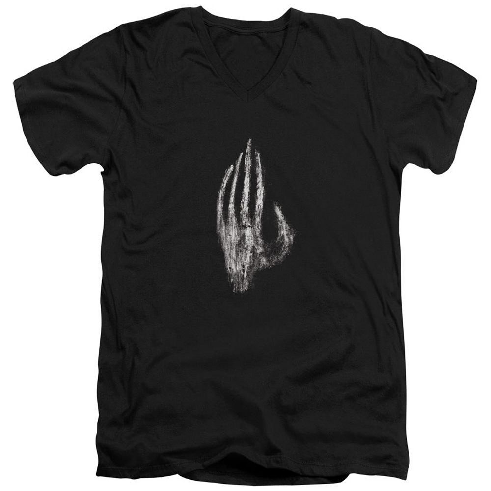 Lord Of The Rings Hand Of Saruman Short Sleeve Adult V Neck T-shirt