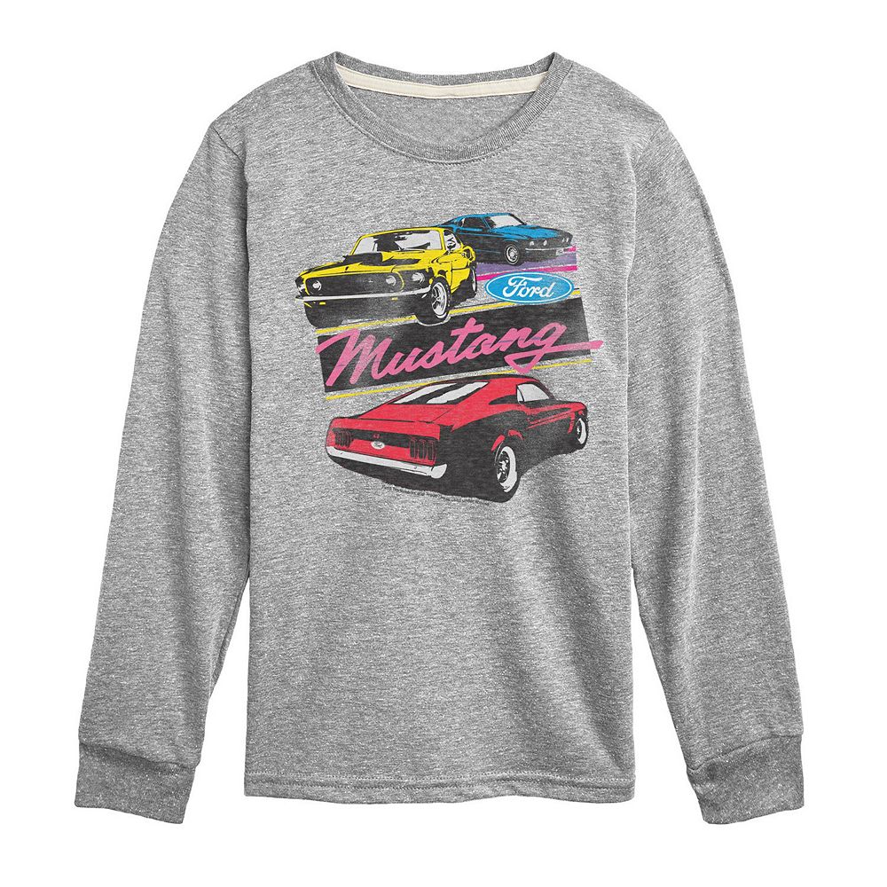 Boys 8-20 Ford Mustangs Long Sleeve Graphic Tee