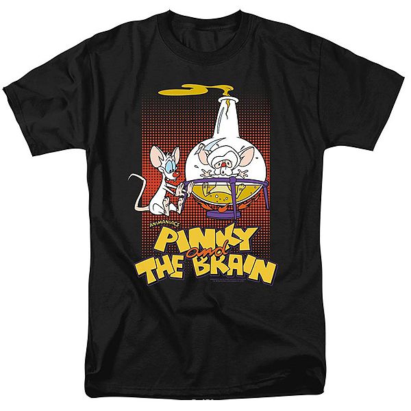 Pinky And The Brain Lab Flask Short Sleeve Adult T-shirt