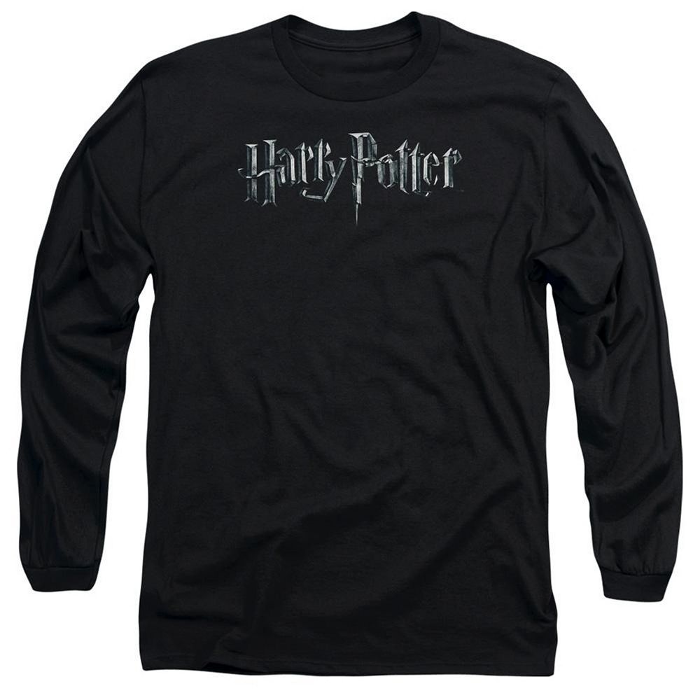 Harry Potter Logo Long Sleeve Adult T-shirt