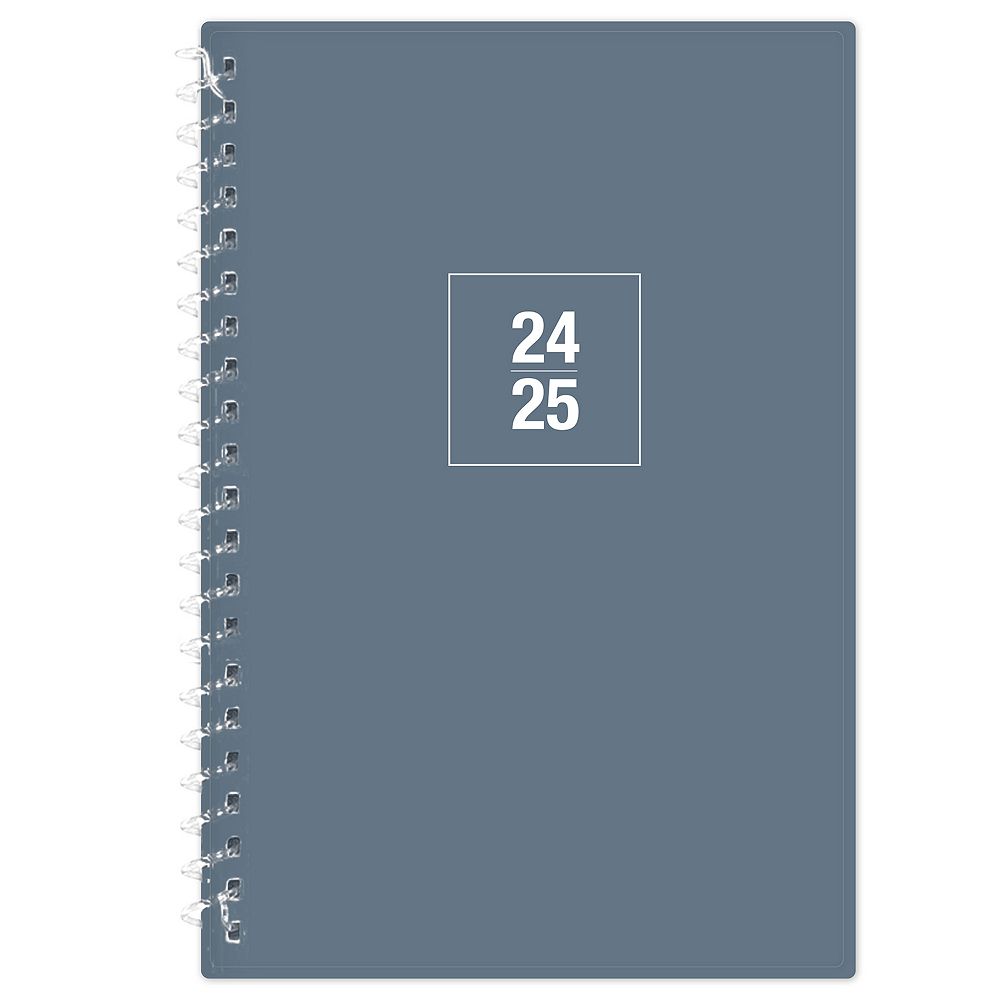 Blue Sky 2024-25 School Year Steel Blue Student Planning Calendar