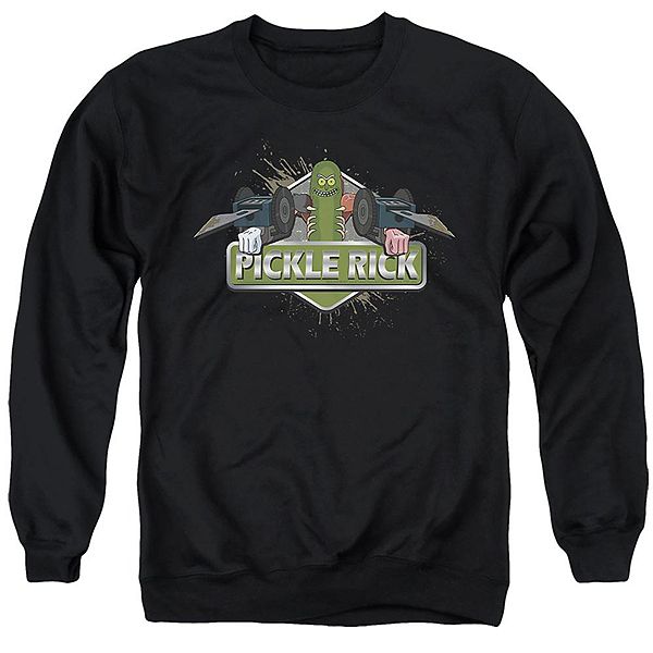 Rick And Morty Pickle Rick Adult Crewneck Sweatshirt