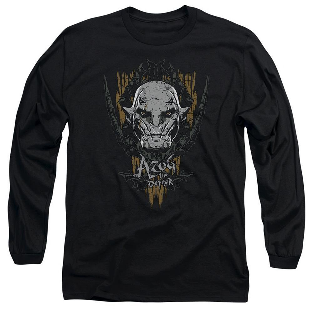 Hobbit Azog Long Sleeve Adult T-shirt