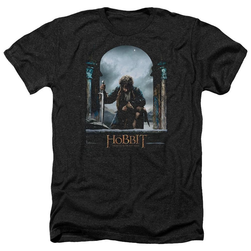 Hobbit Bilbo Poster Adult Heather T-shirt