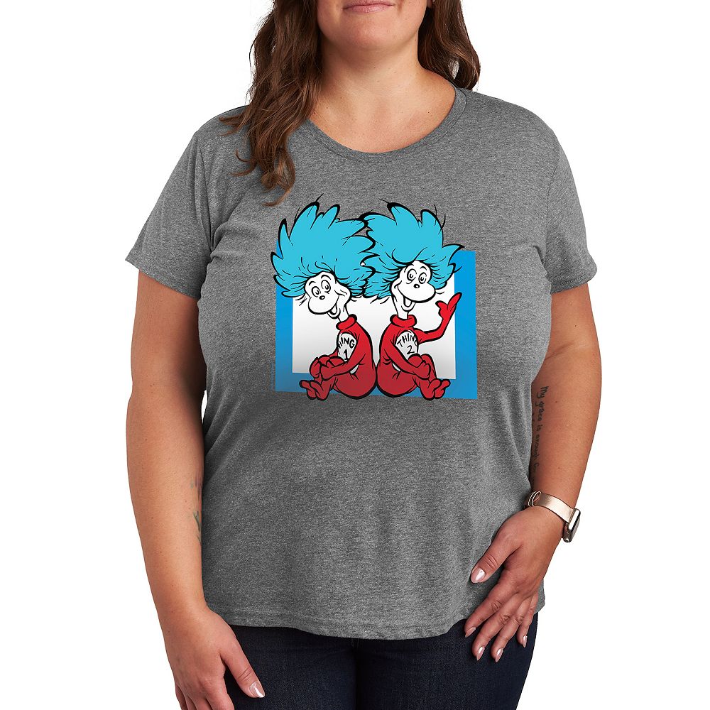 Plus Dr. Seuss Things 1 And 2 Graphic Tee
