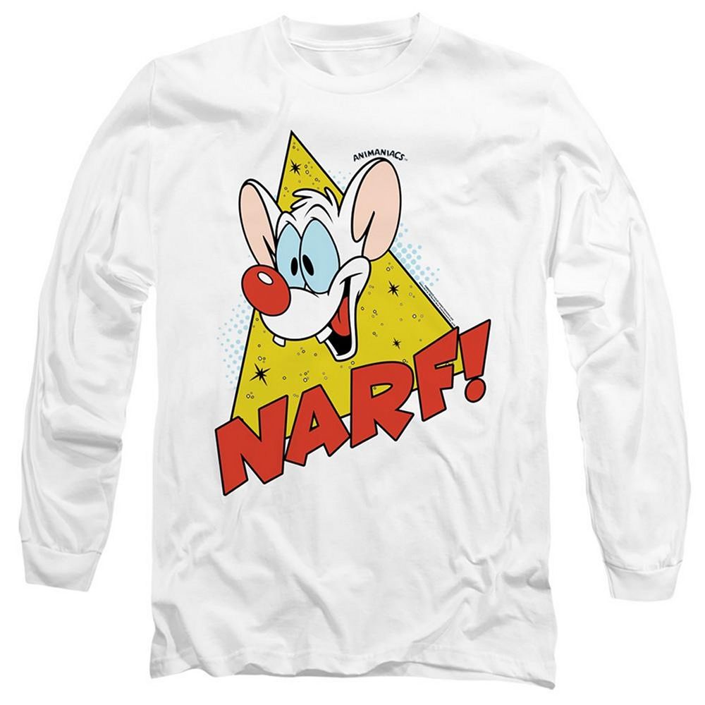 Pinky And The Brain Narf Long Sleeve Adult T-shirt