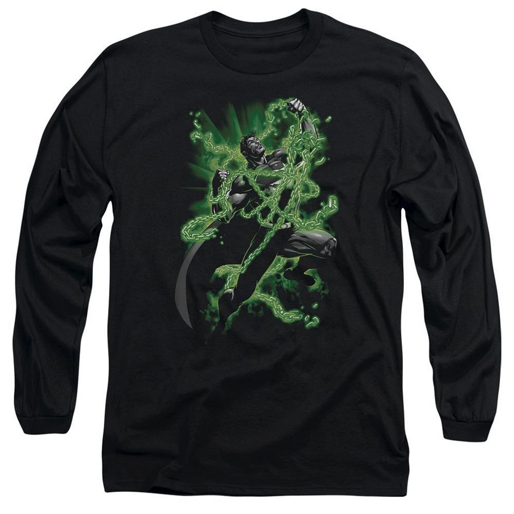 Superman Kryptonite Chains Long Sleeve Adult T-shirt
