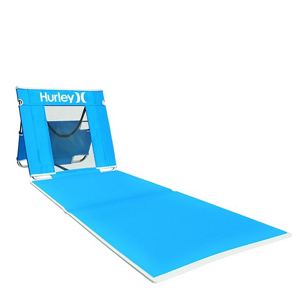 Hurley Reclining Beach Mat with Insulated Cooler Pocket
