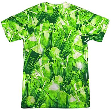Superman Kryptonite Shield Short Sleeve Adult Poly Crew T-shirt