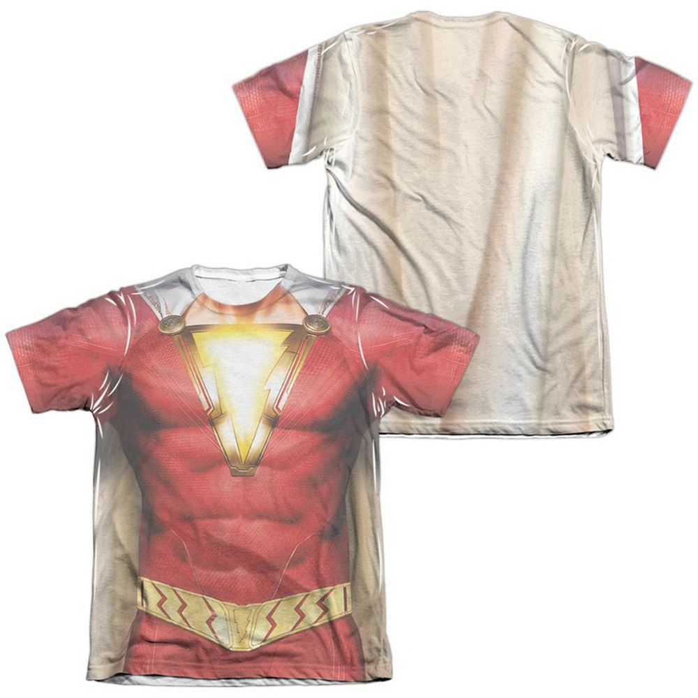 Shazam Movie Shazam Uniform Sleeve T-shirt