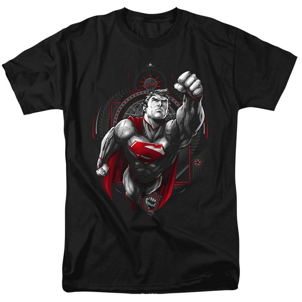 Superman Propaganda Superman Short Sleeve Adult T-shirt