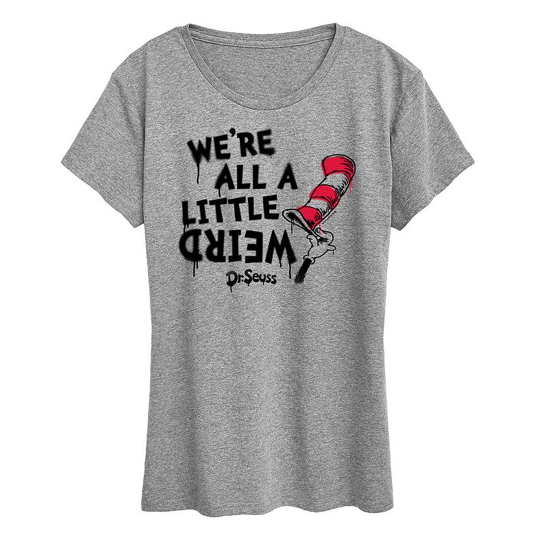 UPC 198199805954 - Women's Dr. Seuss A Little Weird Graphic Tee, Size ...