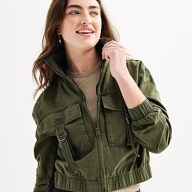 Juniors' SO® Utility Jacket
