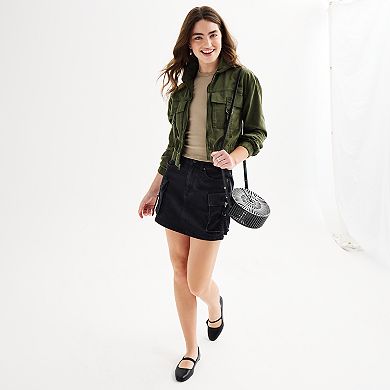 Juniors' SO® Utility Jacket