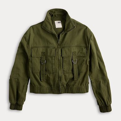 Juniors' SO® Utility Jacket