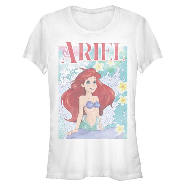 Disney's The Little Mermaid Juniors' Ariel Rock Portrait Graphic Tee