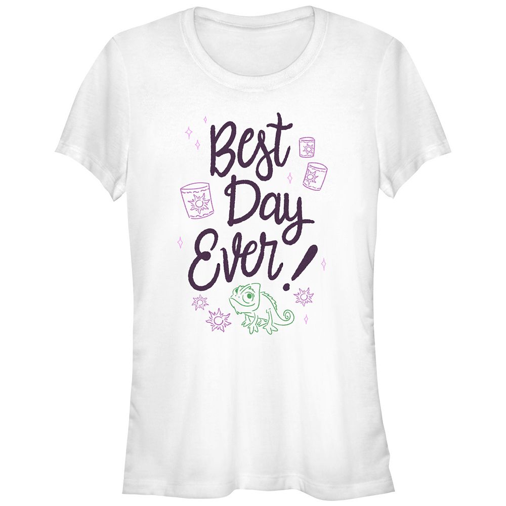 Disney's Tangled Pascal Best Day Ever Juniors' Graphic Tee